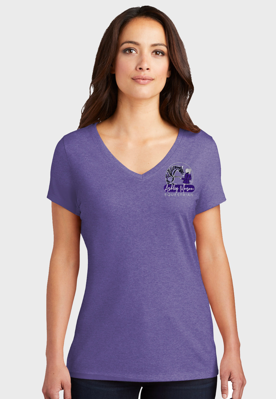 Ashley Mason Equestrian District ® Women’s Perfect Tri ® V-Neck Tee ...