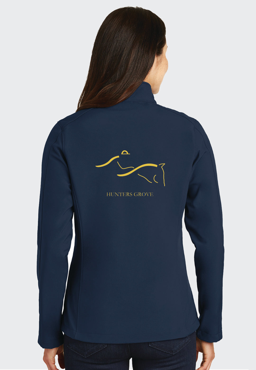 Hunters Grove Stables Port Authority® Core Navy Soft Shell Jacket - Me ...