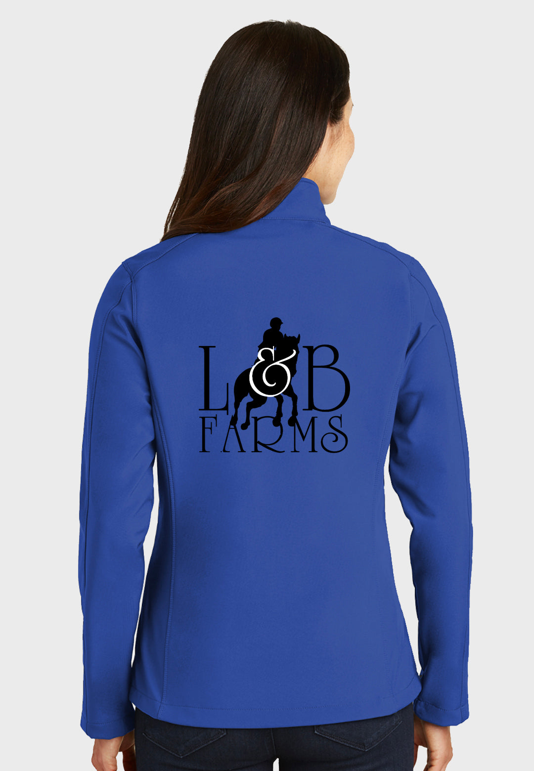L & B Farms Port Authority® Core Navy Soft Shell Jacket - Ladies Sizes ...