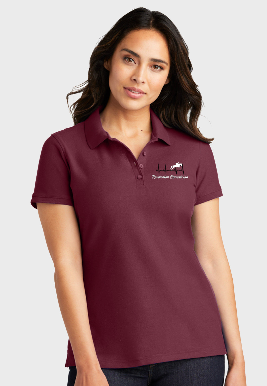 Revolution Equestrian Port Authority® Core Classic Pique Polo - Ladies ...