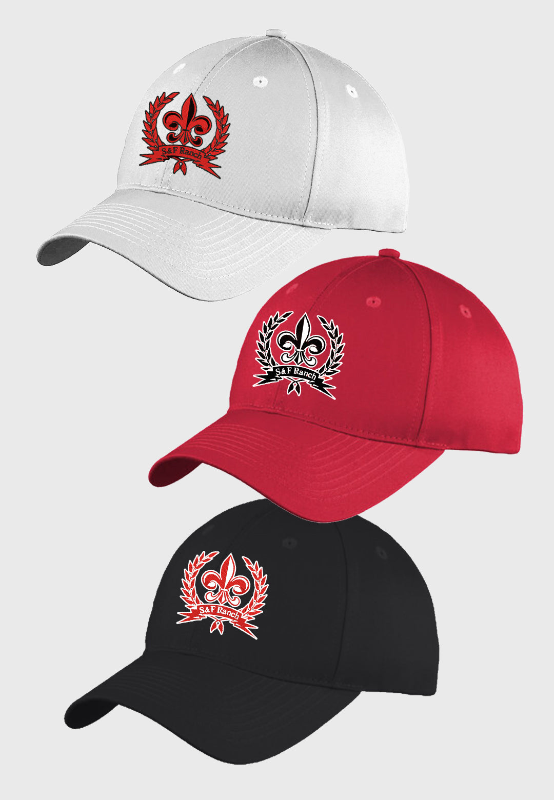 S&F Ranch Port & Co™ Six-Panel Twill Cap, 3 Color Options – It's A ...