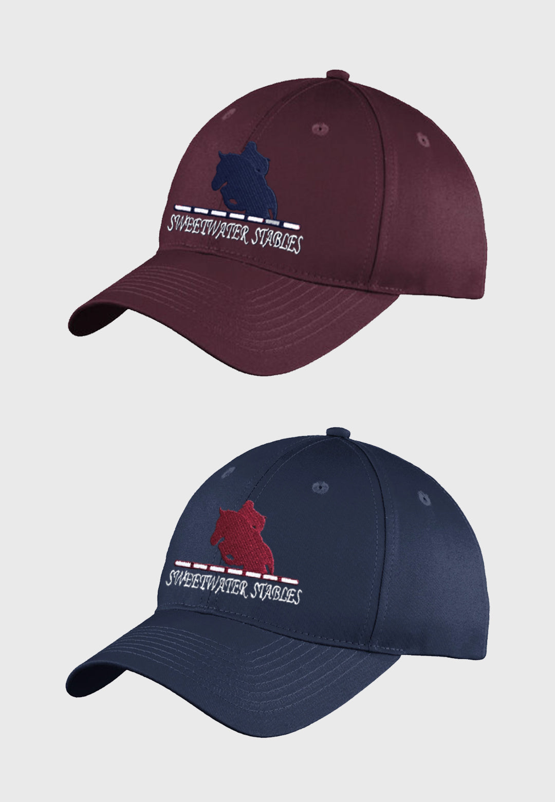 Sweetwater Stables Port & Company® Six-Panel Unstructured Twill Cap ...