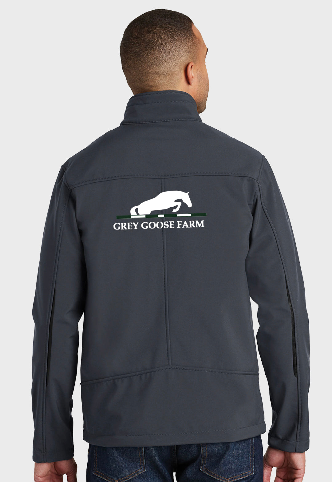 Grey Goose Farm Port Authority® Welded Mens Soft Shell Jacket - Grey ...