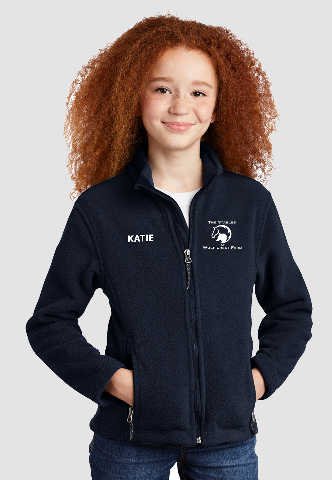 The Stables at Wulf Crest Farm Port Authority® Youth Fleece Jacket – It ...